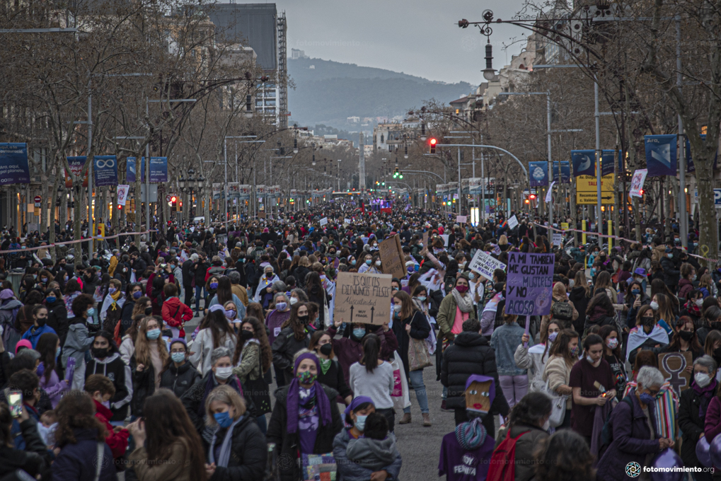 8M, Dia de la Dona Treballadora, Barcelona - Fotomovimiento.org